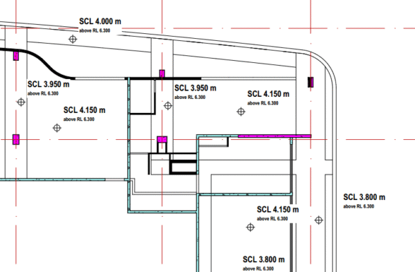 How to show Finish Ceiling Levels (FCL) measured from finish floor ...